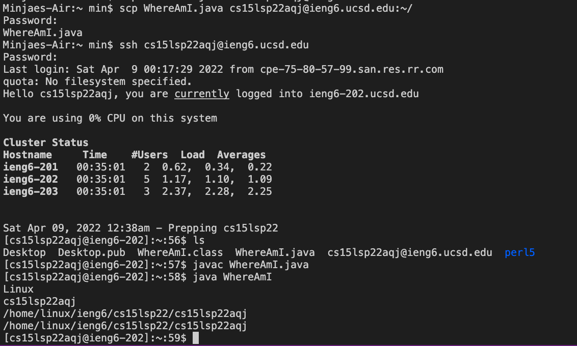 How to log into a course-specific account? | cse15l-lab-reports